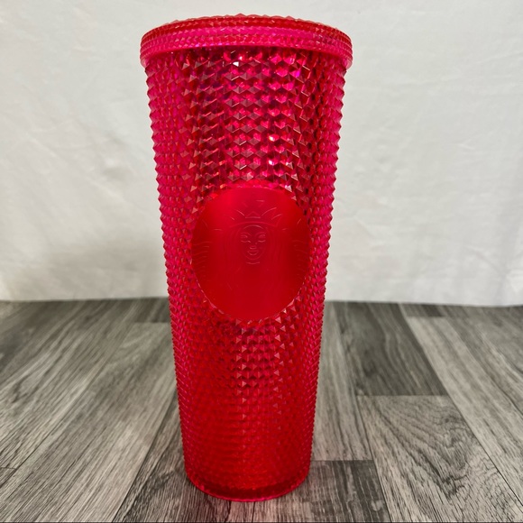 Starbucks | Dining | Starbucks Pink Studded Plastic Cold Drink Tumbler ...